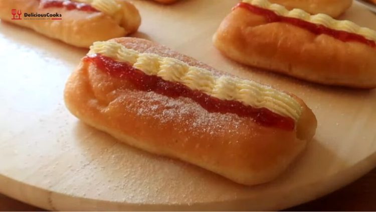 Long John Donut With Whipped Cream Recipe - Delicious Cooks