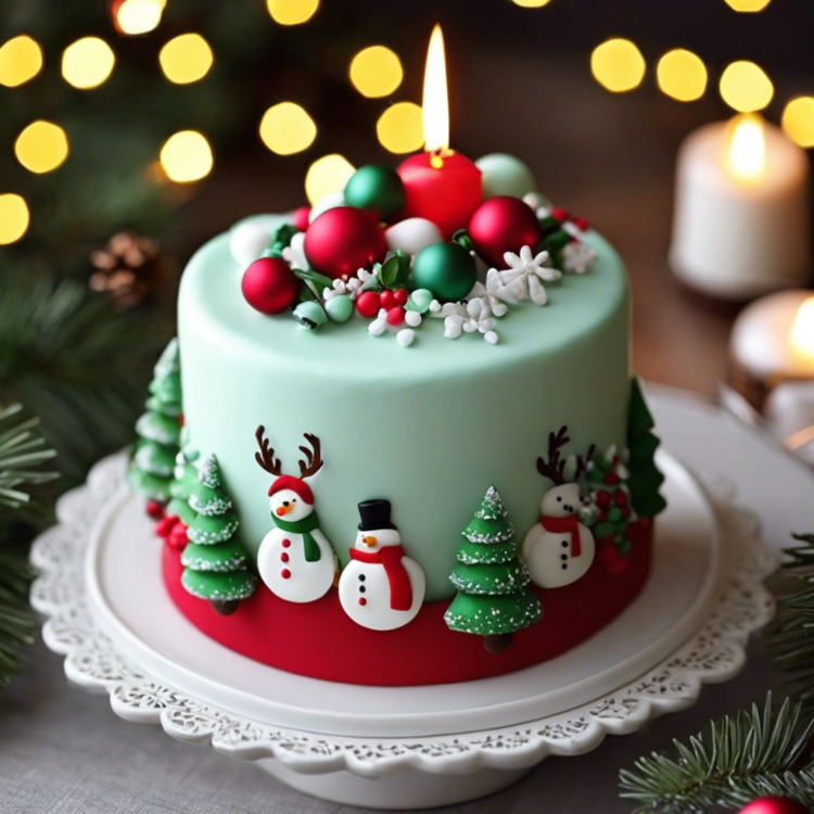 Christmas Cake Decor: Inspiring 30+ Ideas to Make Your Holiday Cakes ...